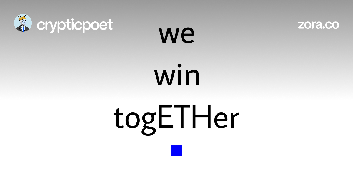 we win togETHer