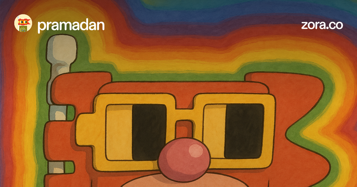 Yellow Trippy Ghiblified