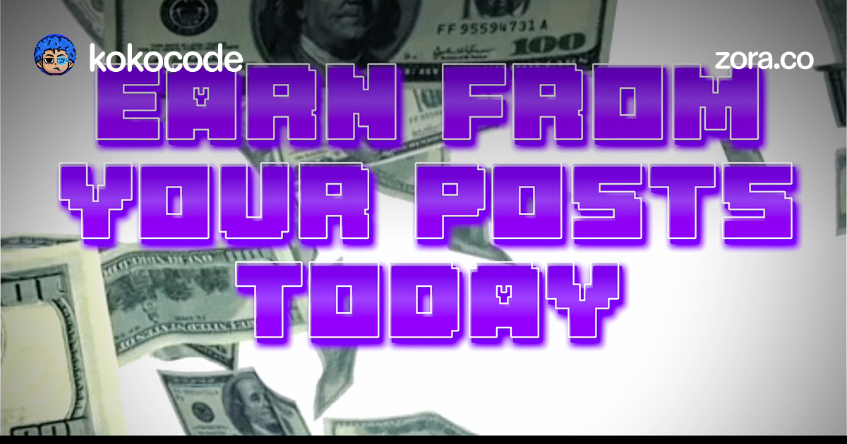 Post on Zora like you post on Instagram