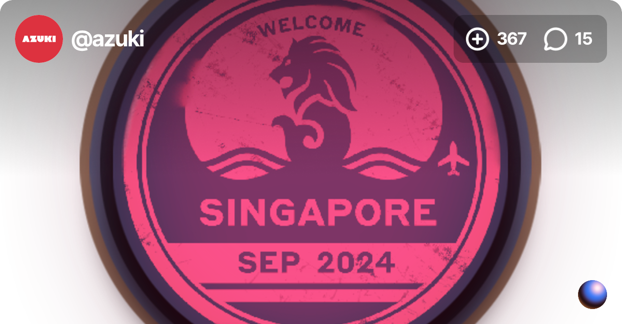 Singapore Passport Stamp