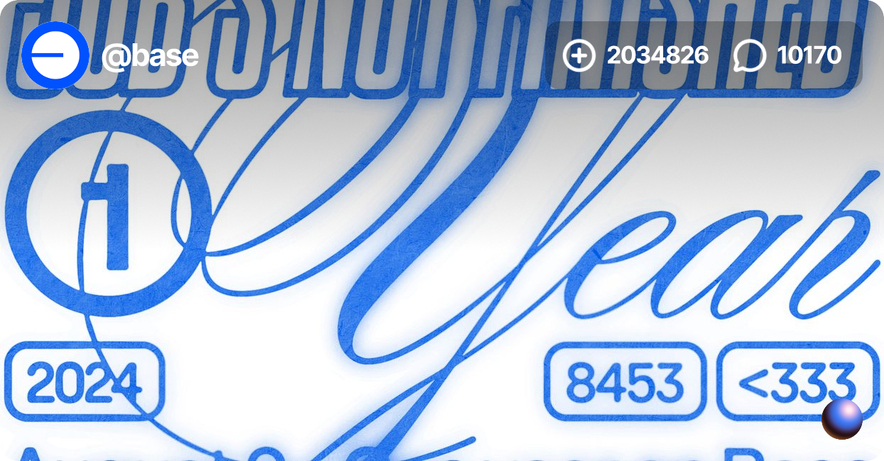 One Year On Base — Still Day One