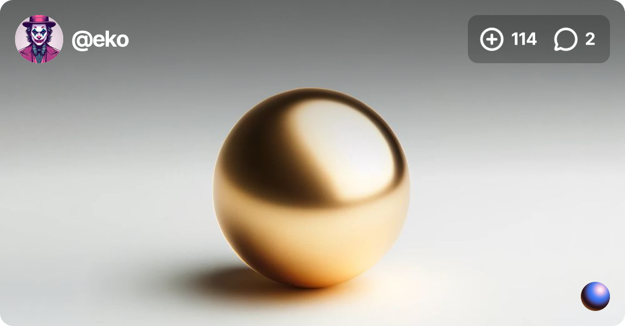 Simple Golden Ball(Small)