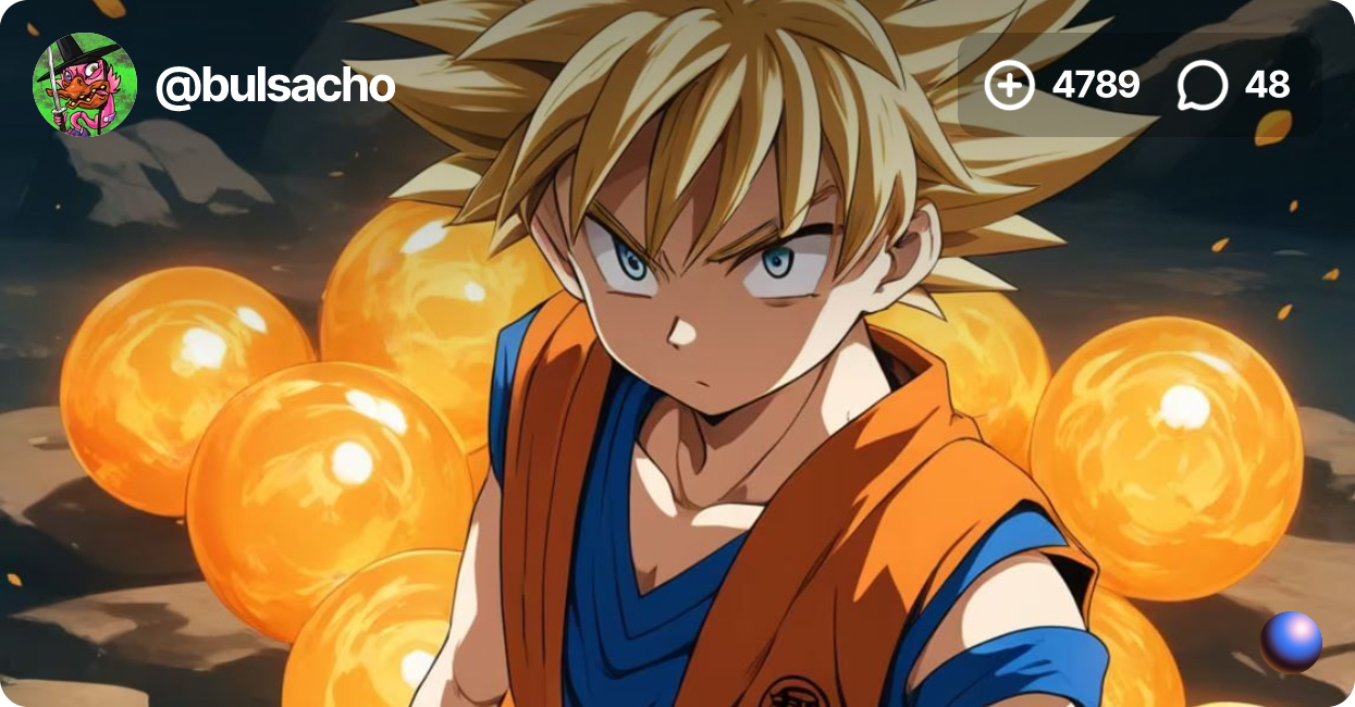 Young Son collecting dragon balls
