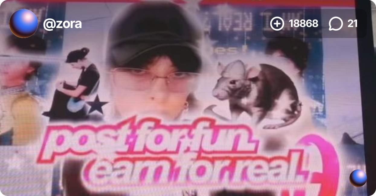 Zora hits the streets.